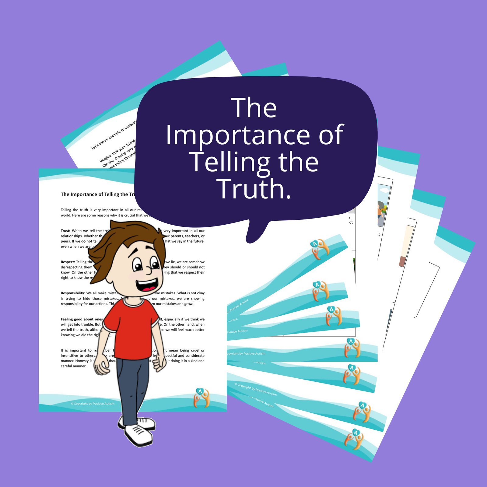 The Importance of Telling the Truth. (Activity Worksheets For Teaching ...